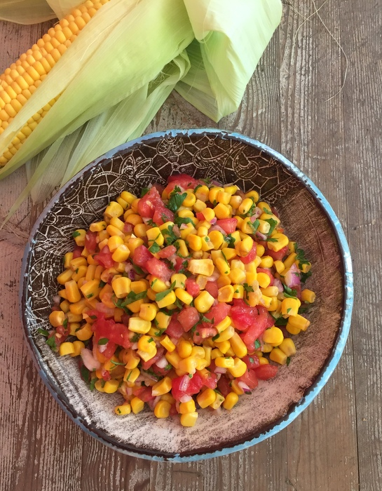 Salsa de maïs et tomates - C'est moi qui l'ai fait, le blog